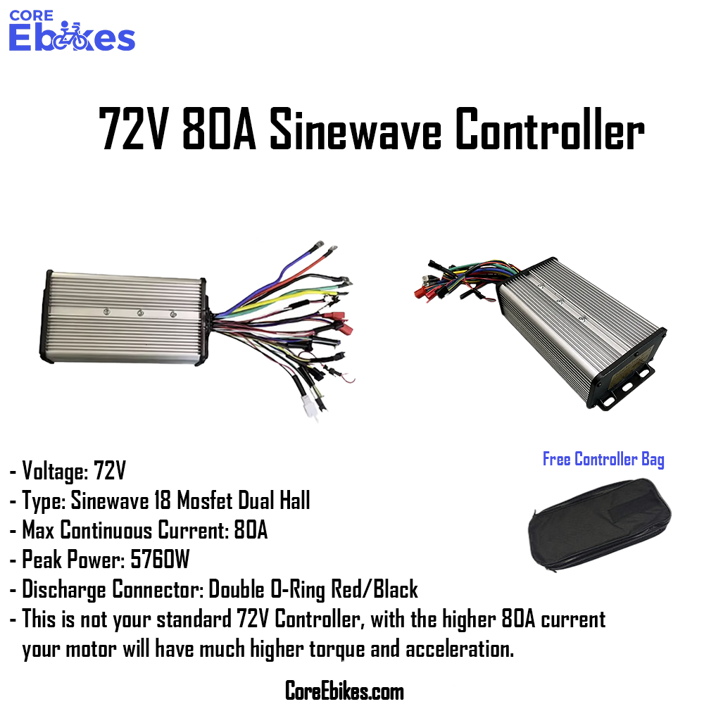 72V 5000W E-Bike Conversion Kit – CORE EBIKES